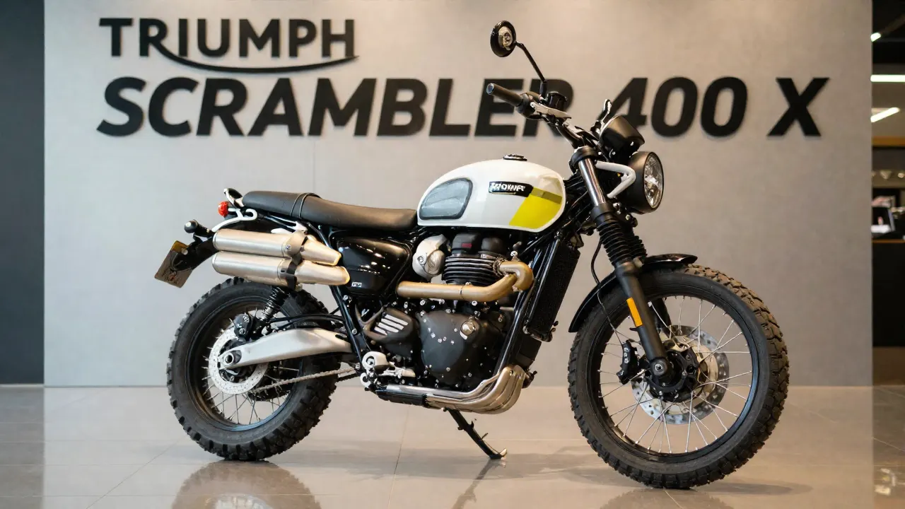 Triumph Scrambler 400 X 2026 Launched – Powerful Engine, Rugged Build ...